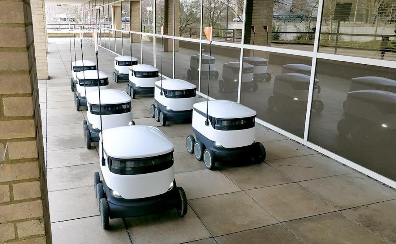 Watch These Robot Delivery Workers Who Began Making Parcel Deliveries Today