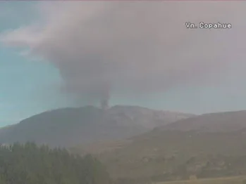 Watch the Copahue Volcano Chile Erupt From Space