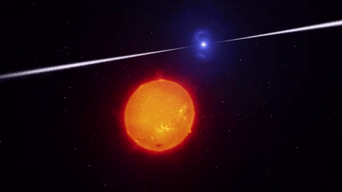 A White Dwarf Star is Blitzing Another Star With Ultra Powerful Rays