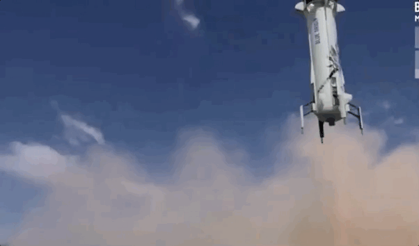 Blue Origin Rocket Successfully Launches with Stellar Views