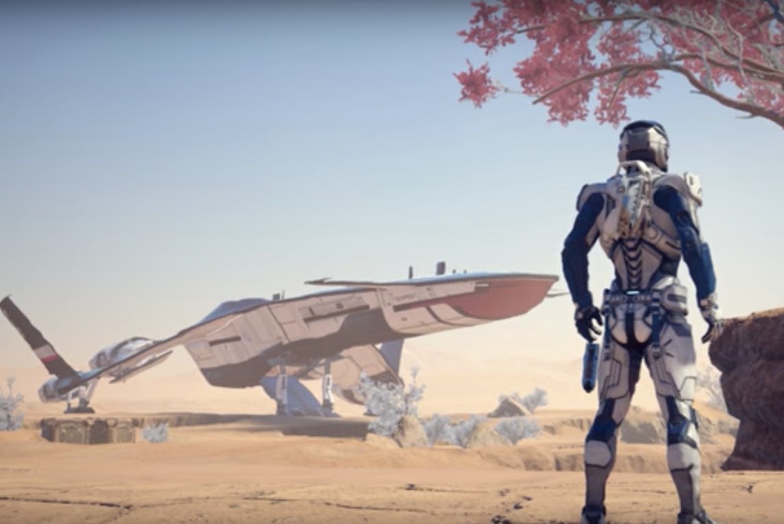 New Mass Effect Starship —tempest — Is Straight Out Of Tron