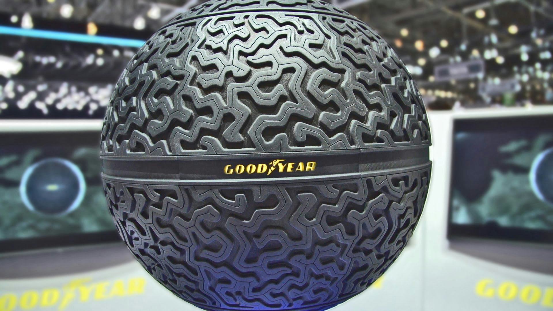 Here Are Goodyear's Spherical Tires for Self-Driving Cars