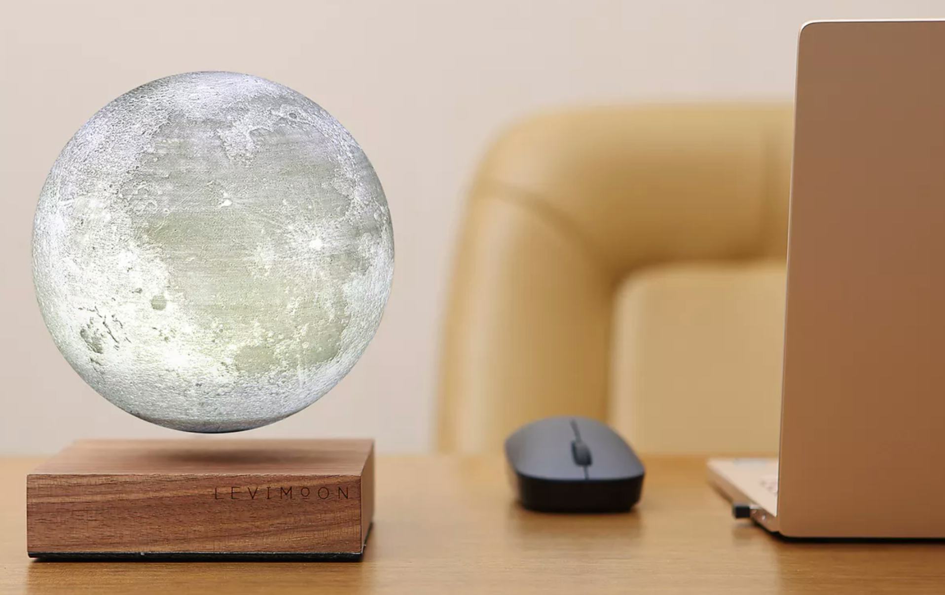 This Levitating Moon Lamp Is Completely Ridiculous and I Must Have It