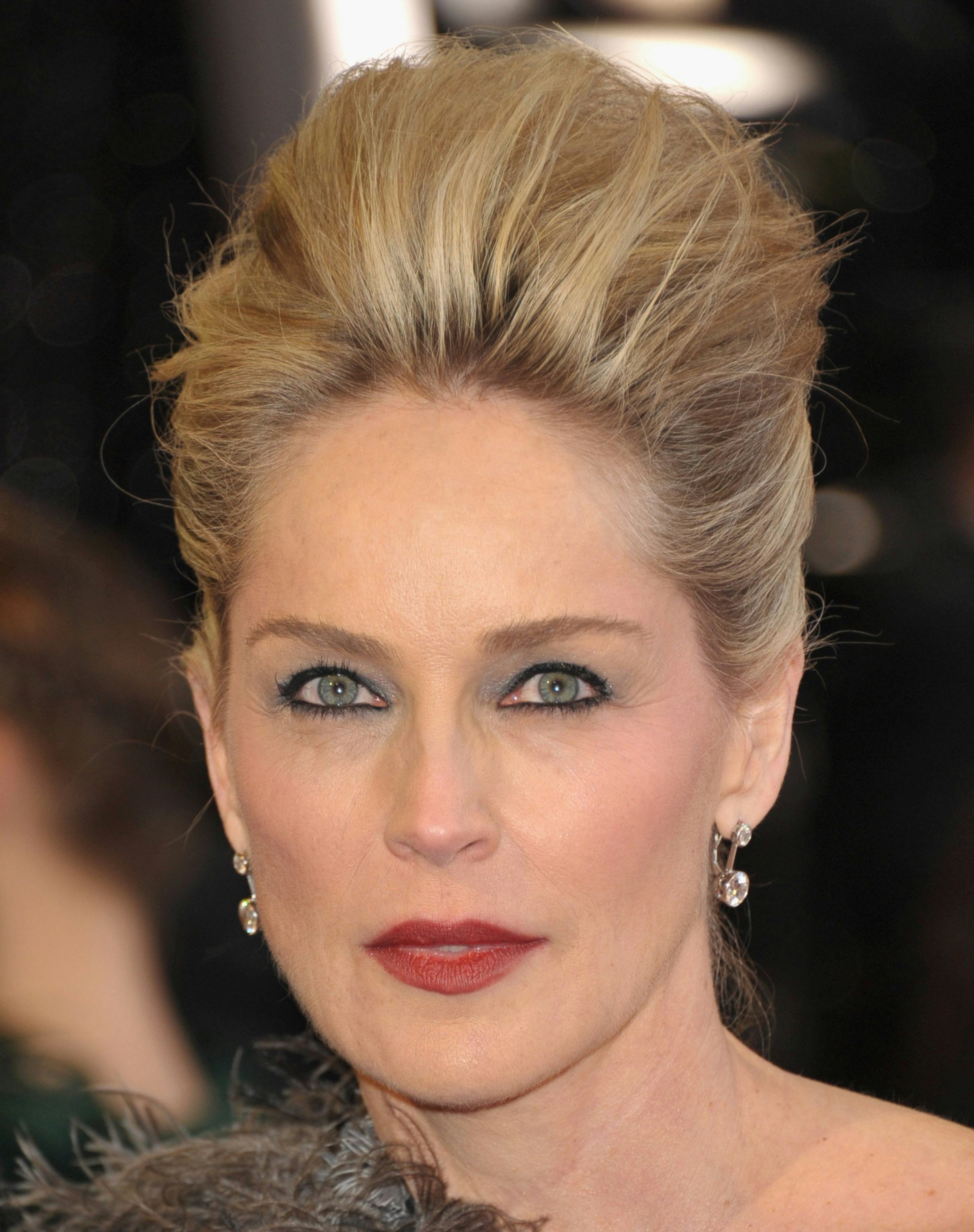 Sharon Stone's Makeup-Free Selfie Proves Bare Skin Is Still In