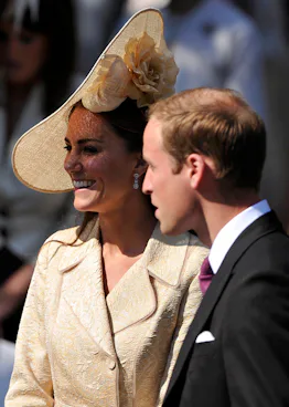 Kate Middleton Wears Cream Coat Dress To Charlotte's Christening & Here ...