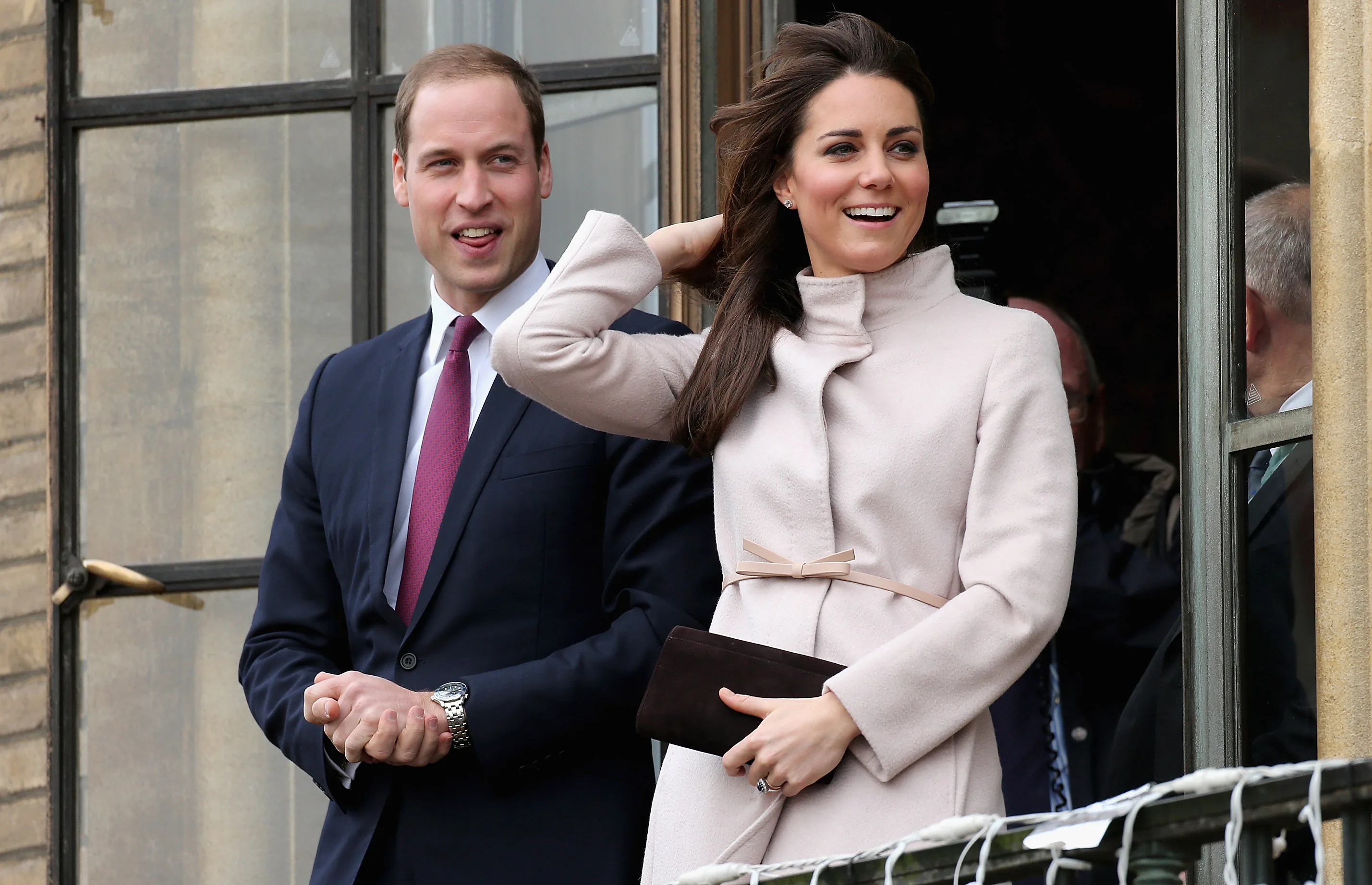 Kate Middleton Wears Cream Coat Dress To Charlotte's Christening & Here ...