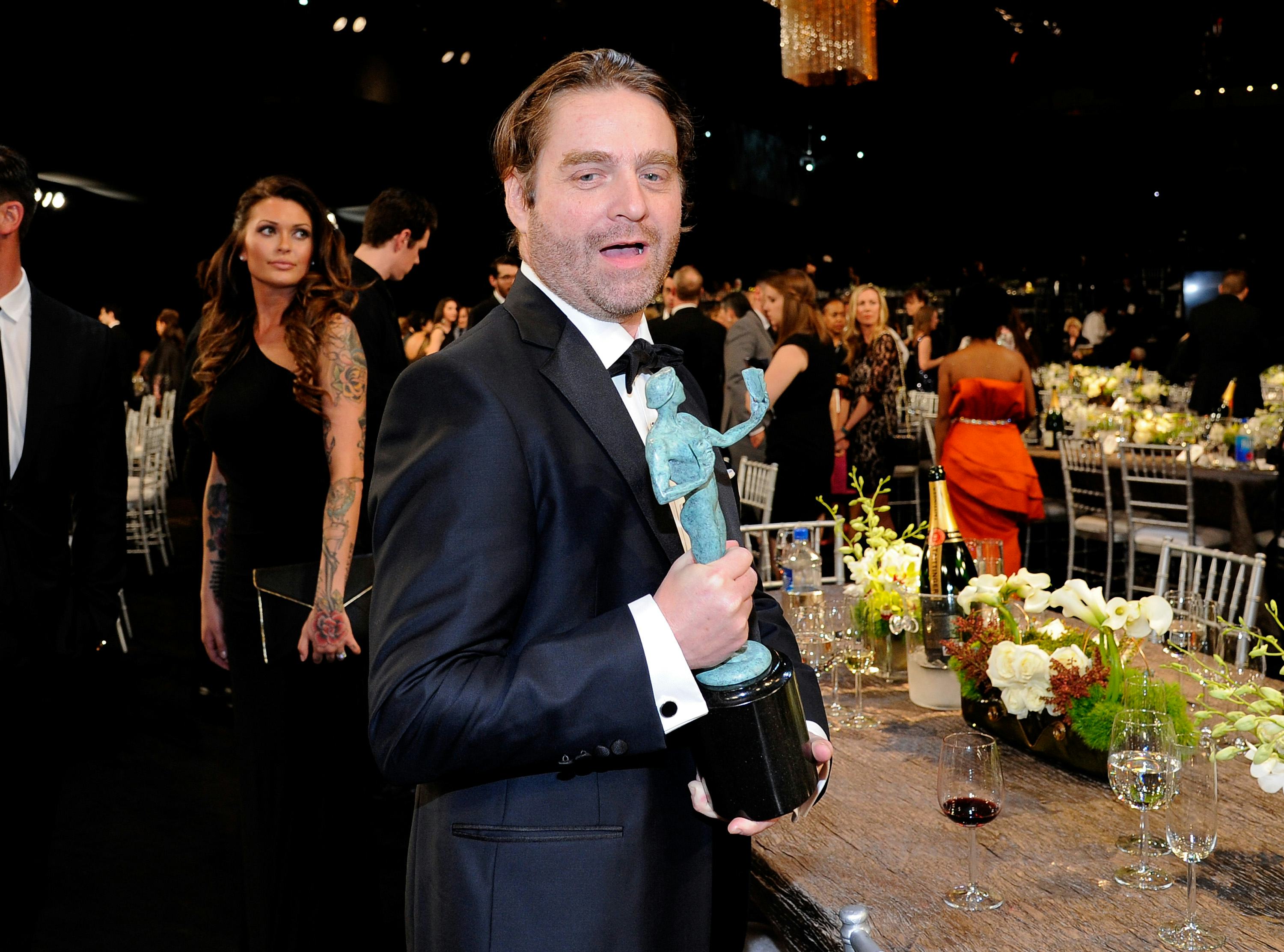 Why Did Zach Galifianakis Look Different At The 'SAG' Awards? Because ...