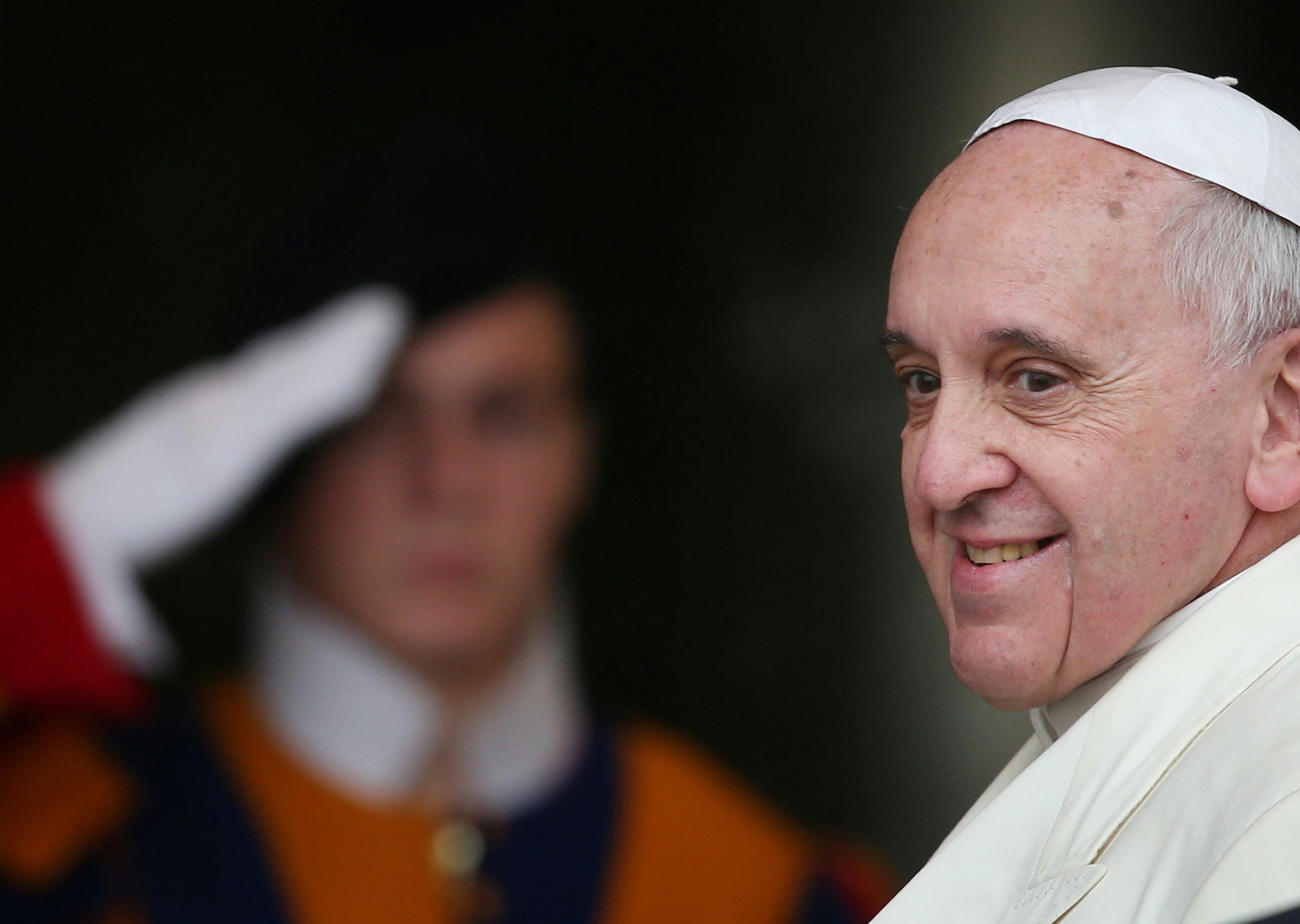 Pope Francis, The Ultimate Cafeteria Catholic, Eats Alongside Vatican ...