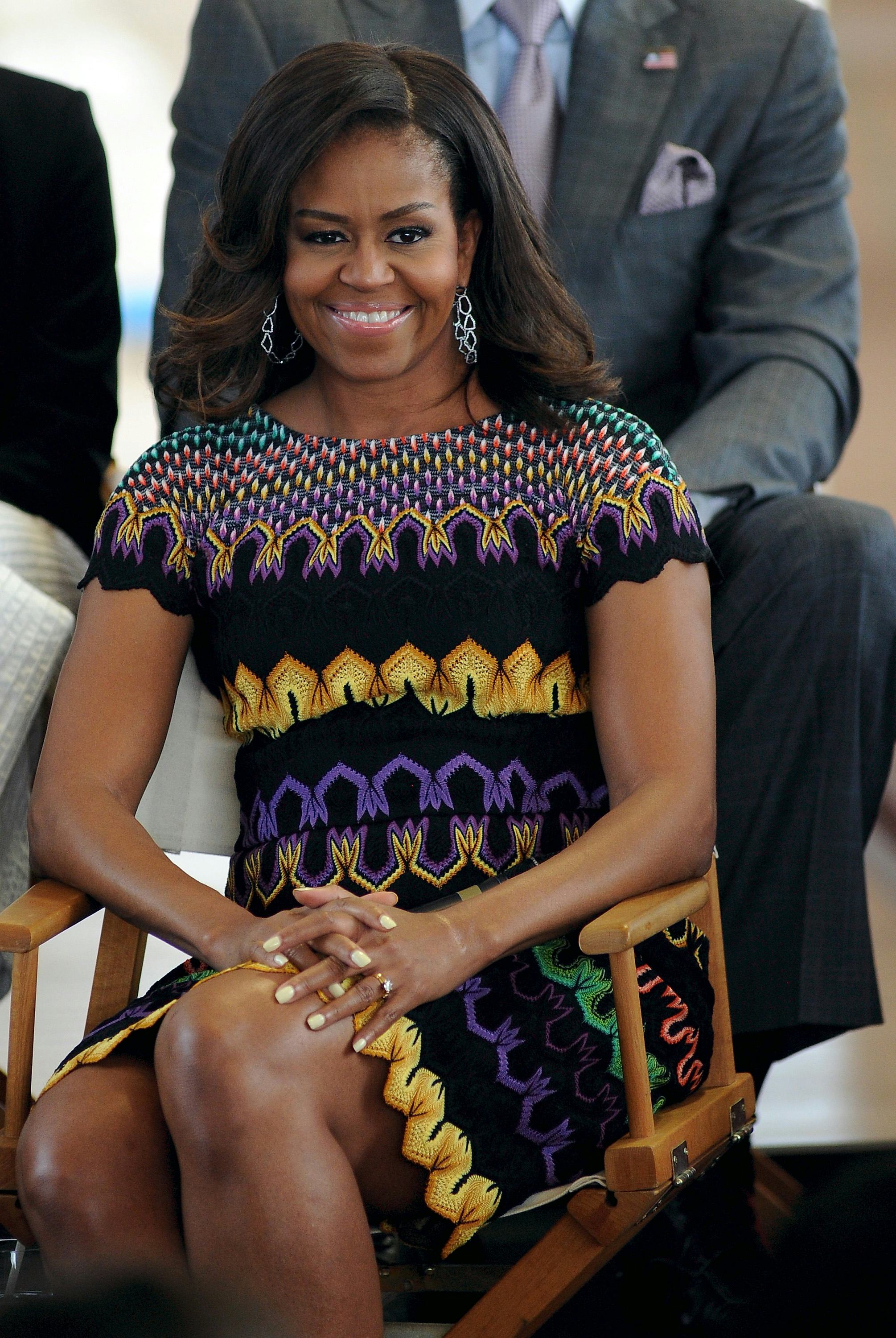Michelle Obama Rocks Slicked-Back Hair, Wrapping Up A Year Of Great ...