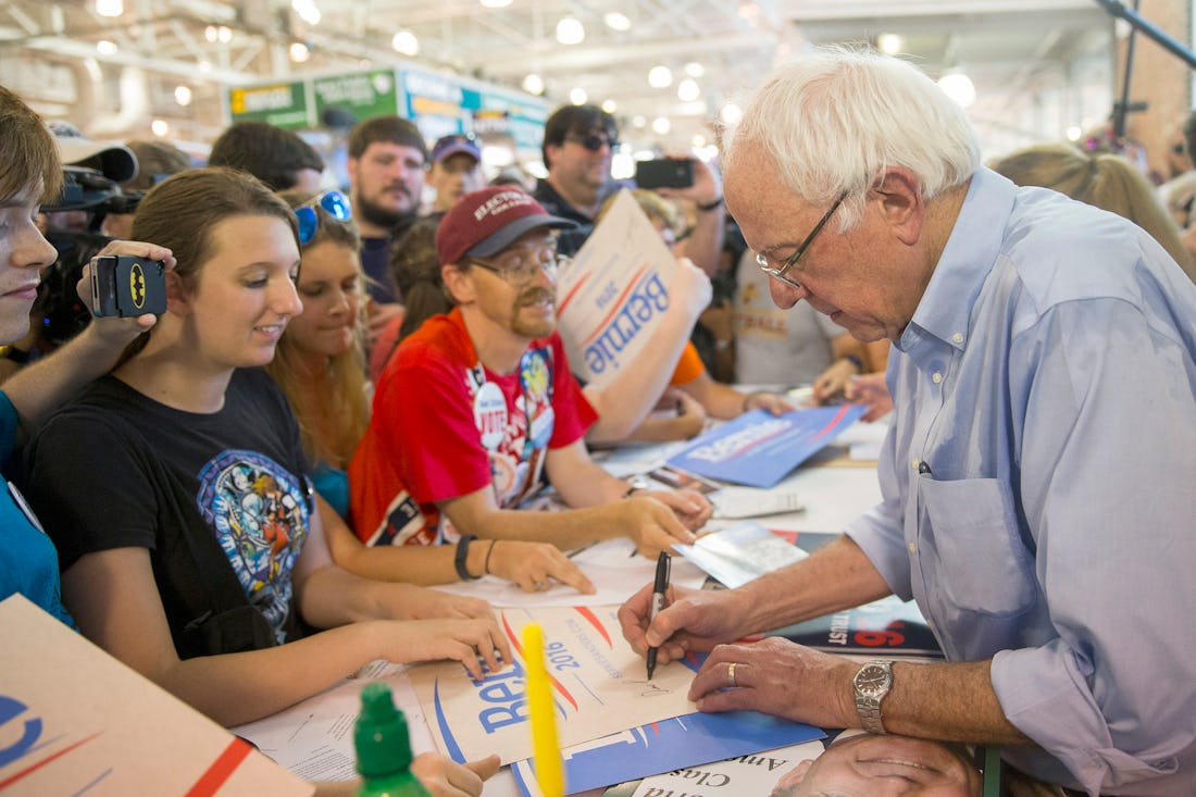 Small-Scale Bernie Sanders Donations Are Radically Shifting How We ...