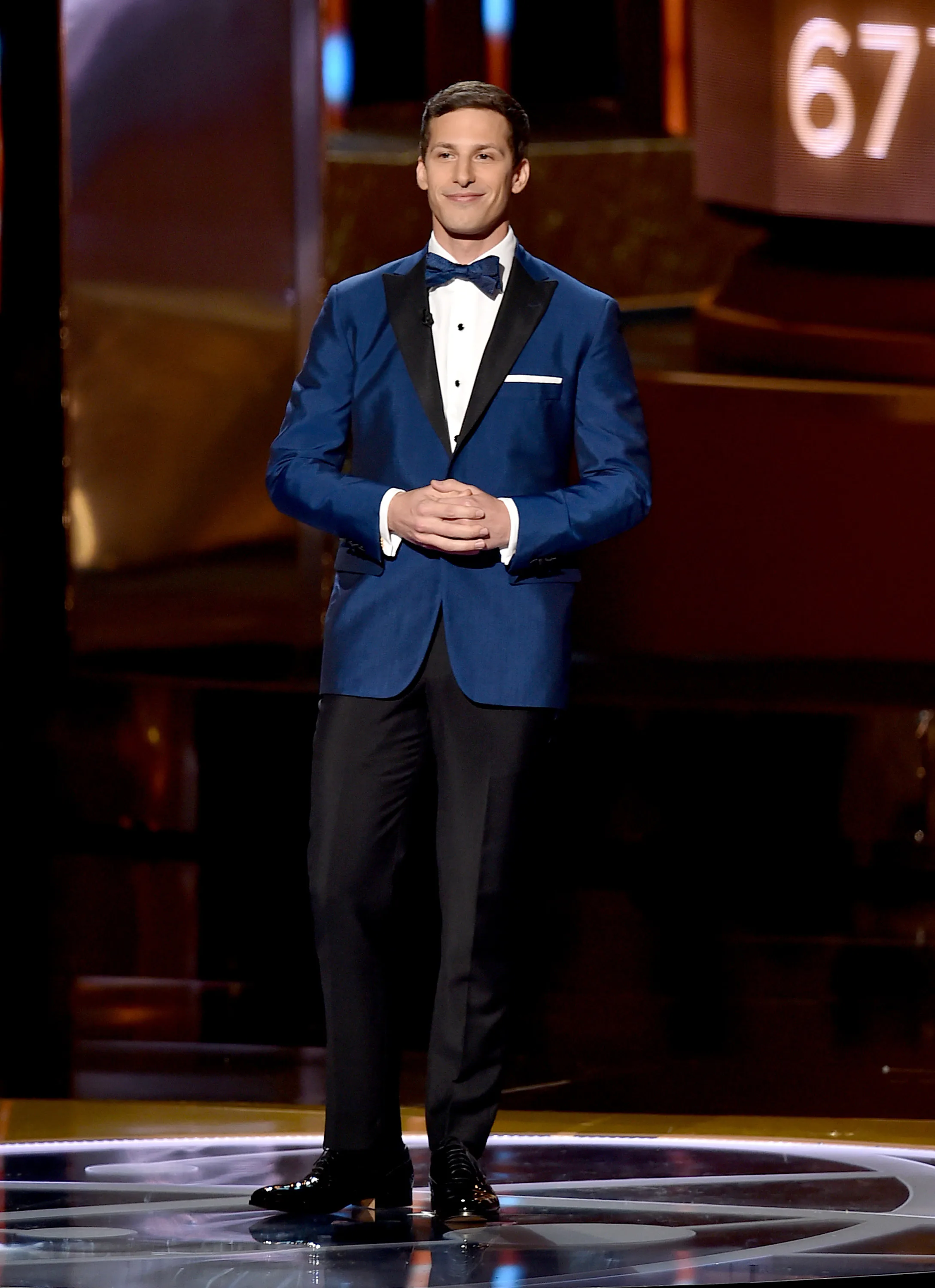 All Of Andy Samberg's Suits At The 2015 Emmys, Because He Totally ...