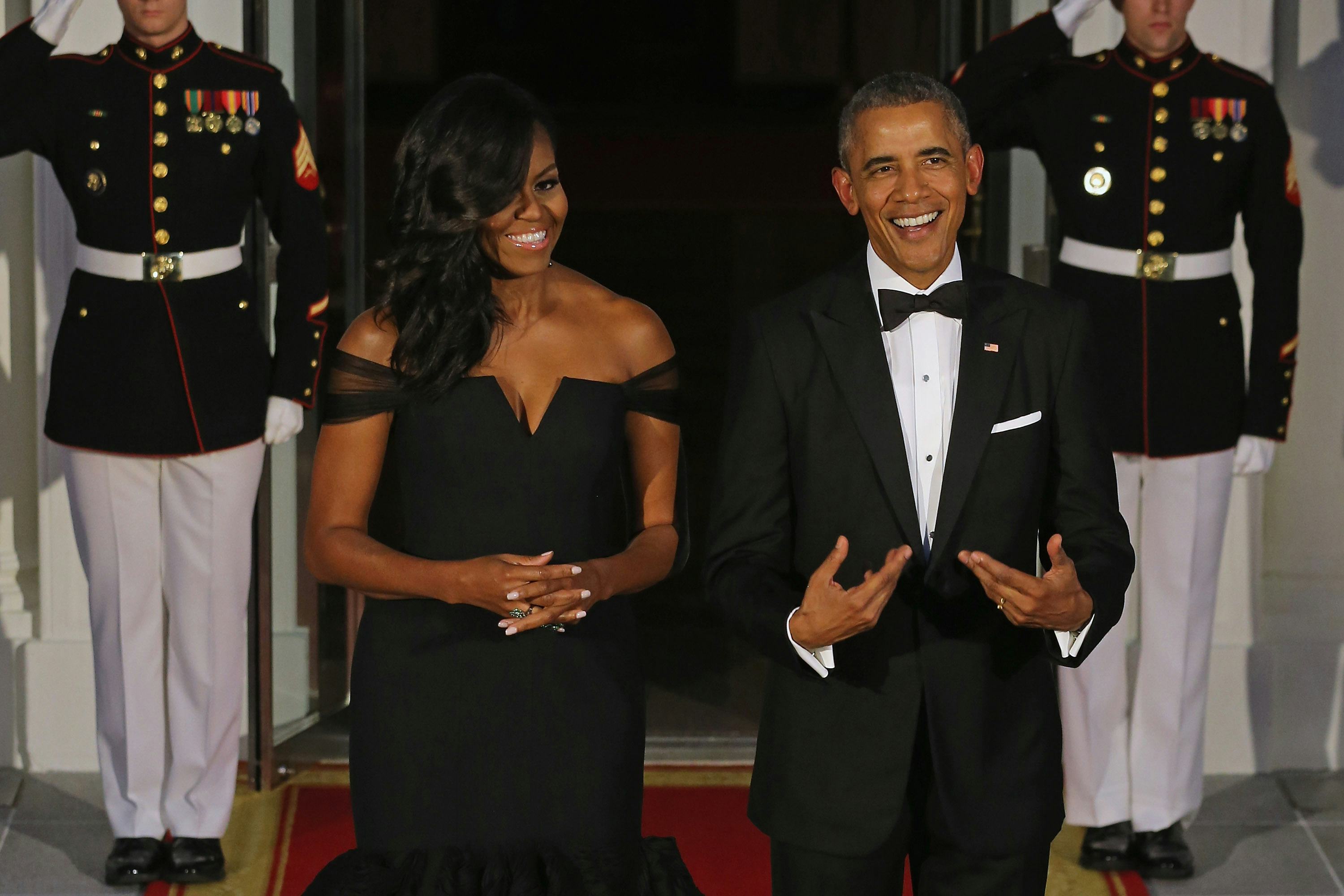 Michelle Obama Rocks Slicked-Back Hair, Wrapping Up A Year Of Great ...