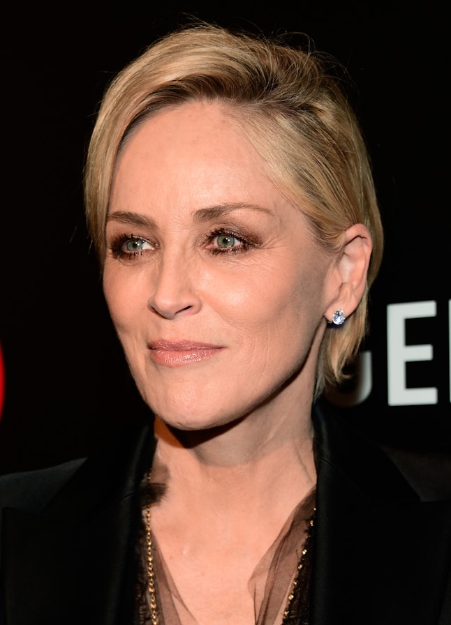 Sharon Stone's Makeup-Free Selfie Proves Bare Skin Is Still In
