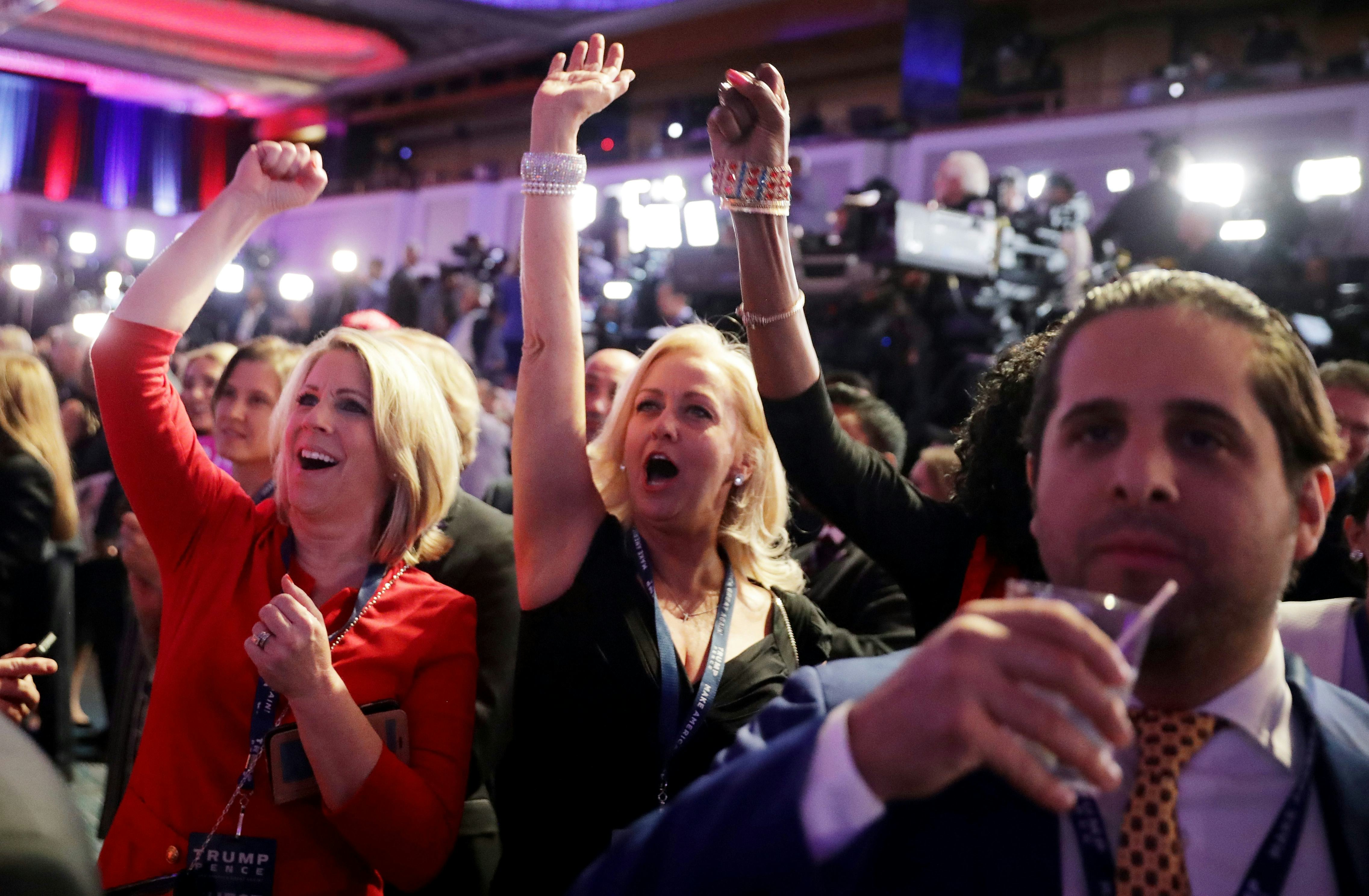 The Donald Trump Election Night Watch-Party Was Full Of White People ...