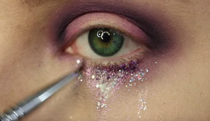 Glitter Tears Are A Must-Try Spring Instagram Makeup Trend