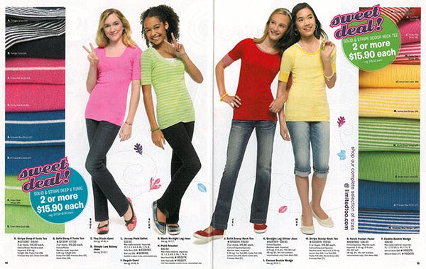 15 Reasons Limited Too Was Every 2000s Girl's Happy Place