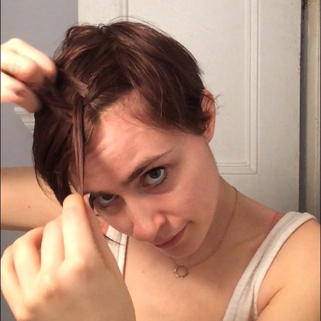 How To Braid A Pixie Cut To Mix Up Your Look — PHOTOS