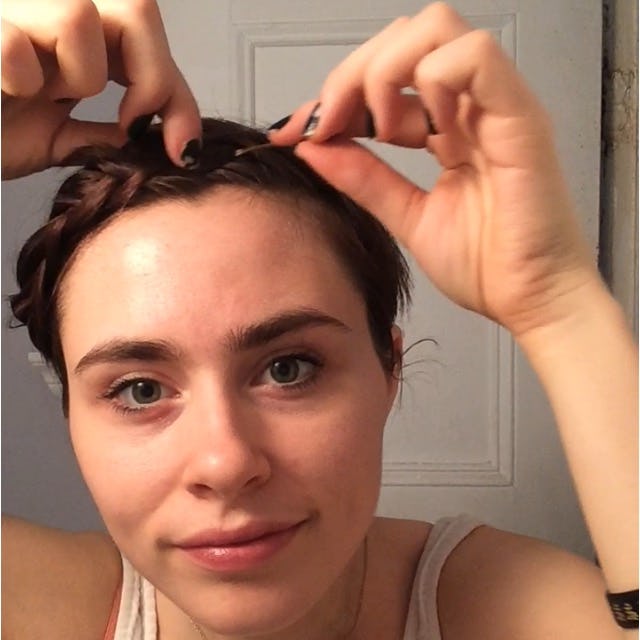 How To Braid A Pixie Cut To Mix Up Your Look — PHOTOS
