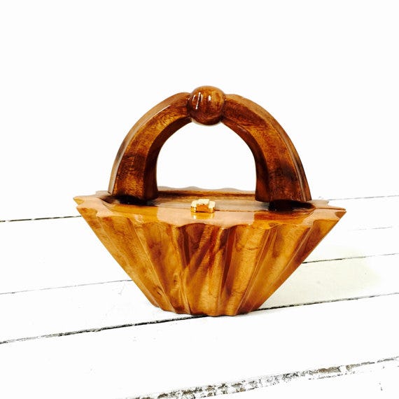 9 Wooden Handbags To Celebrate The Dawning Of A New Novelty Accessory ...
