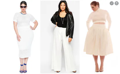 How Plus Size Women Can Rock The White And Beige Look For Ultimate ...