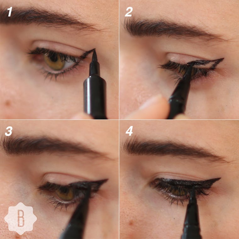 Learn How To Draw A Perfect Cat Eye In 4 Easy Steps