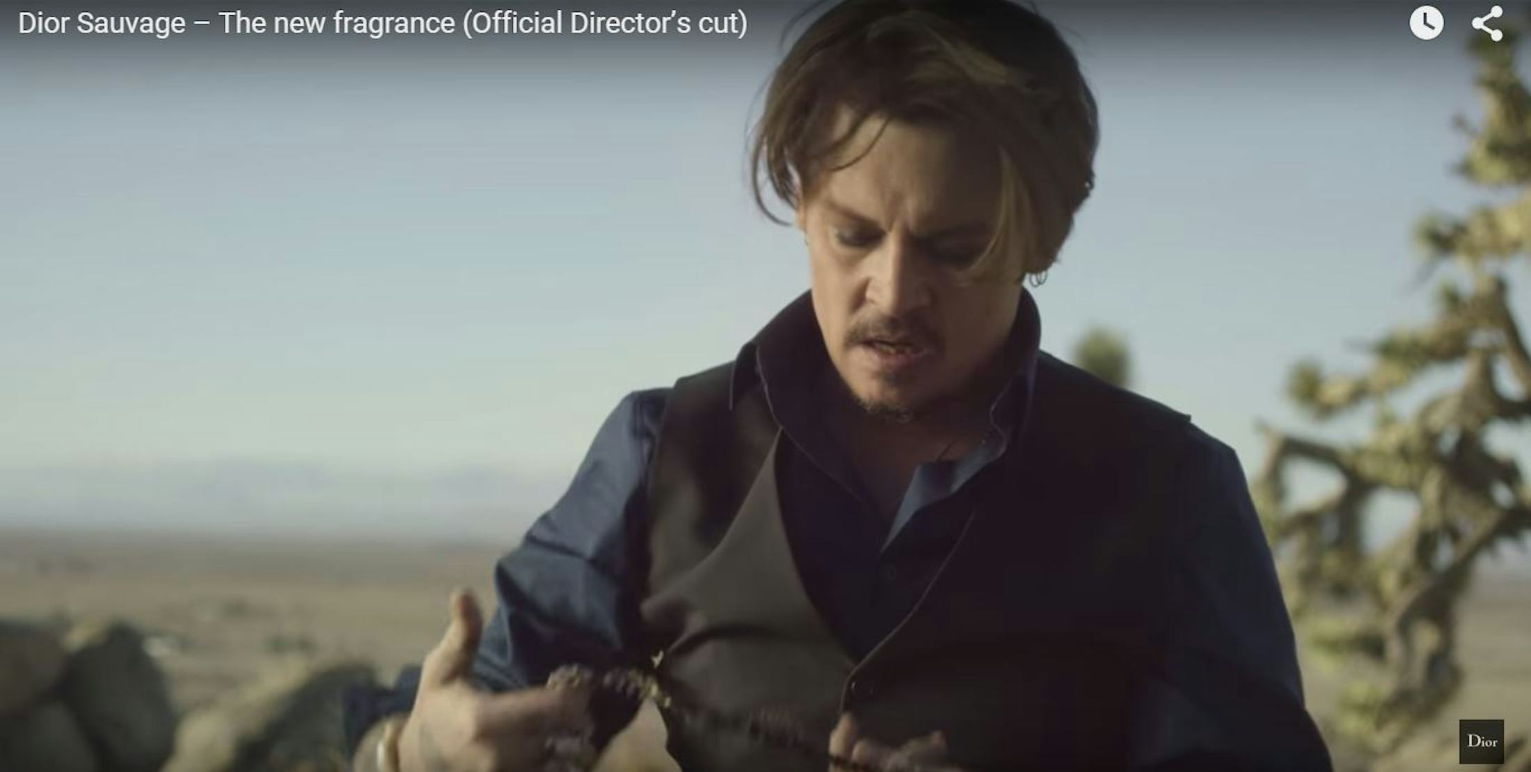 Johnny Depp For Dior Sauvage Commercial Doesn't Skimp On Drama Or ...