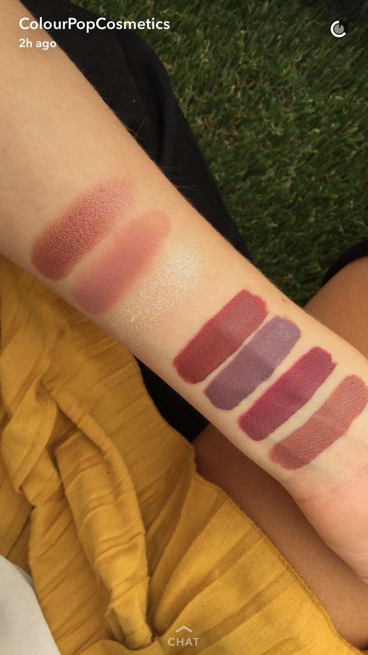 These Swatches Of Colourpop's Dusty Rose Fall Collection Will Get You ...
