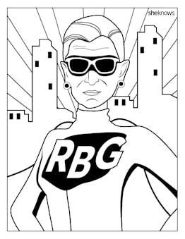 This Ruth Bader Ginsburg Coloring Book Is Perfect For Women's History Month