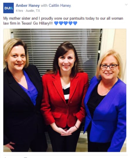 Clinton Supporters Are Wearing Pantsuits To The Polls In A Stylish Show ...