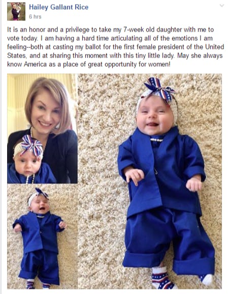 Clinton Supporters Are Wearing Pantsuits To The Polls In A Stylish Show ...