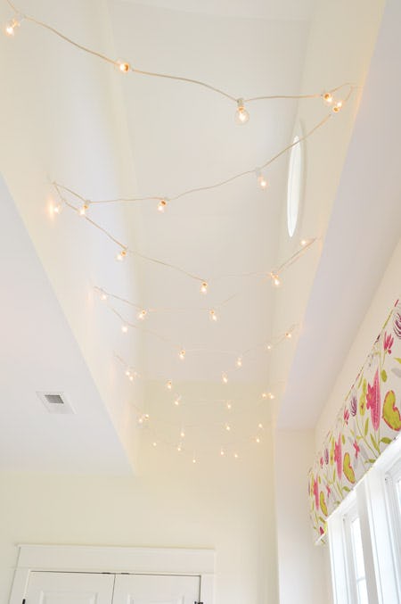 7 Creative Ways To Decorate With String Lights