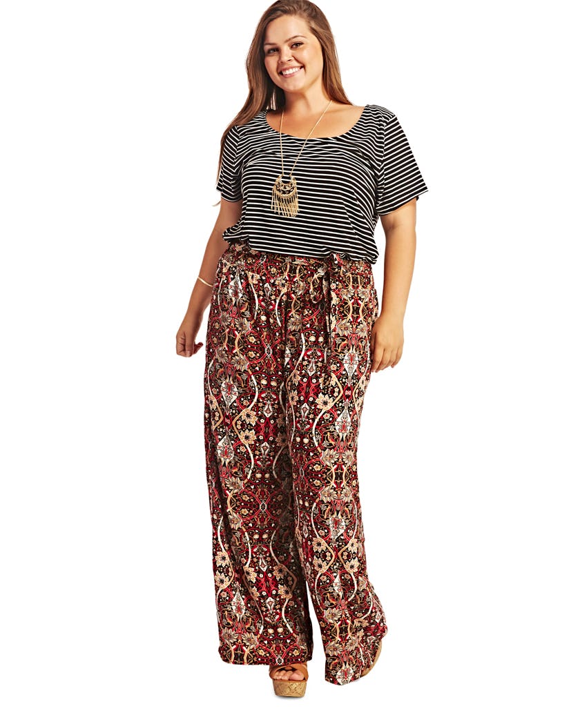 Yes, Plus Size Women Can Wear Patterned Pants: 17 Pairs To Try This Autumn