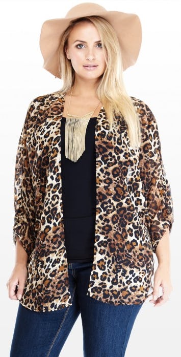 Shopping 9 Fall 2014 Fashion Trends in Plus-Sizes, from Leopard Print ...