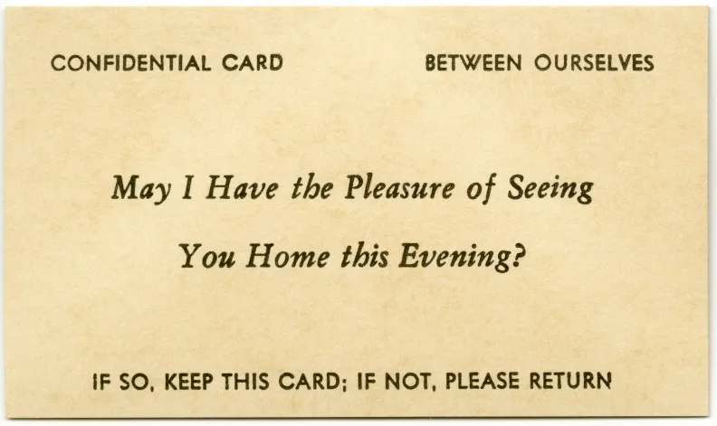 Victorian "Flirtation Cards" Prove Pick-Up Lines Have Long Been The ...