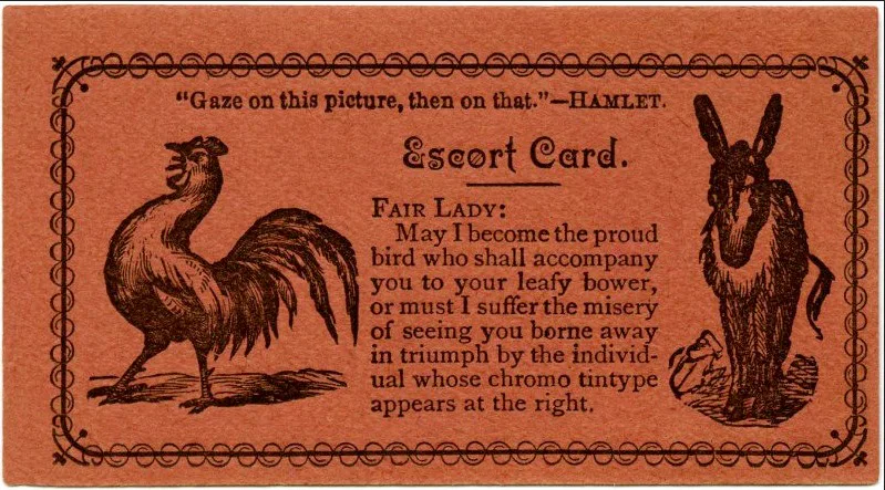 Victorian "Flirtation Cards" Prove Pick-Up Lines Have Long Been The ...