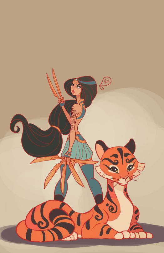Disney Princesses Reimagined As Warriors Bring Grit To Your Fave Fairy ...
