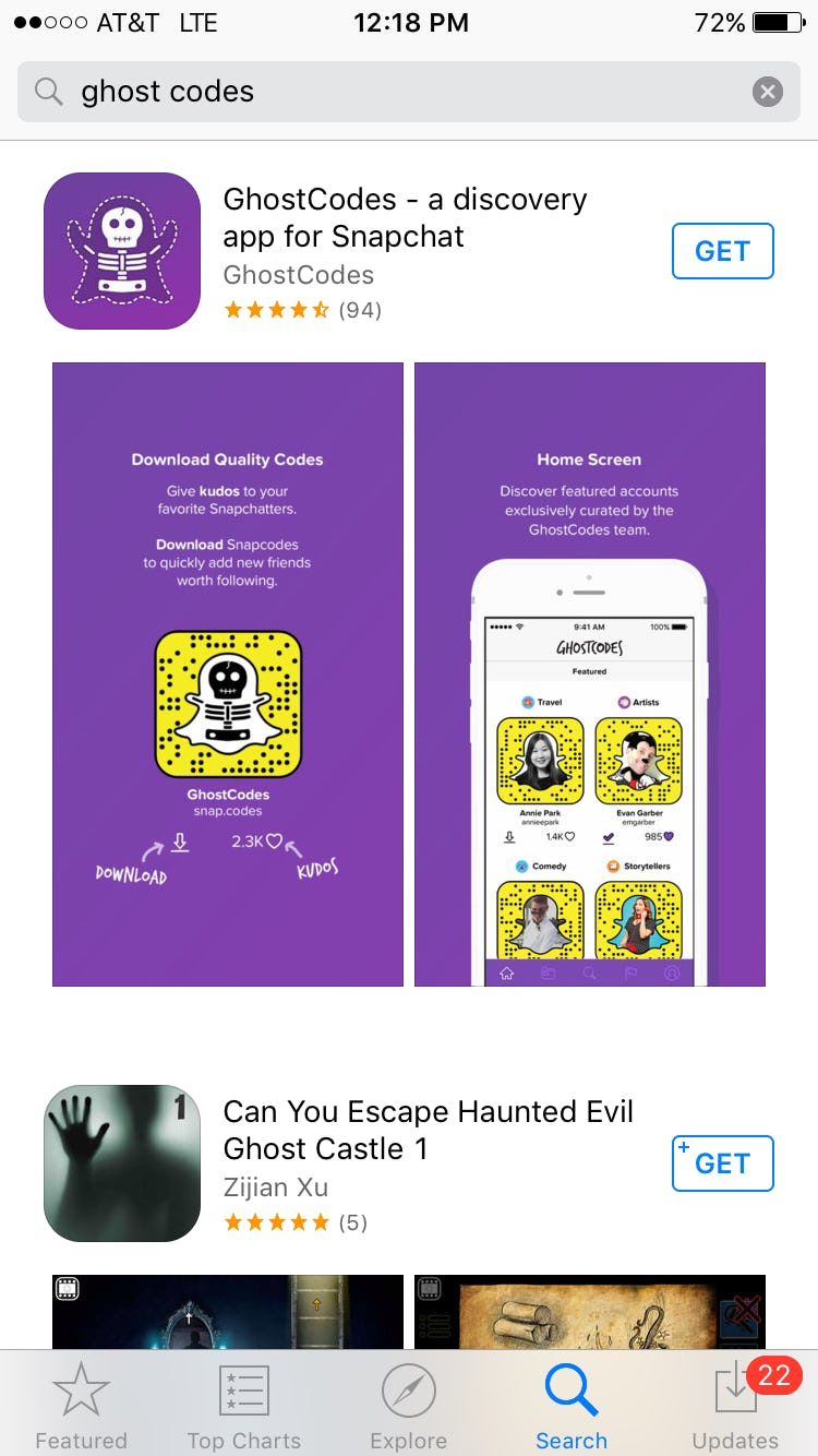 GhostCodes App Finds Snapchat Users For You To Live Your Best Snap Life