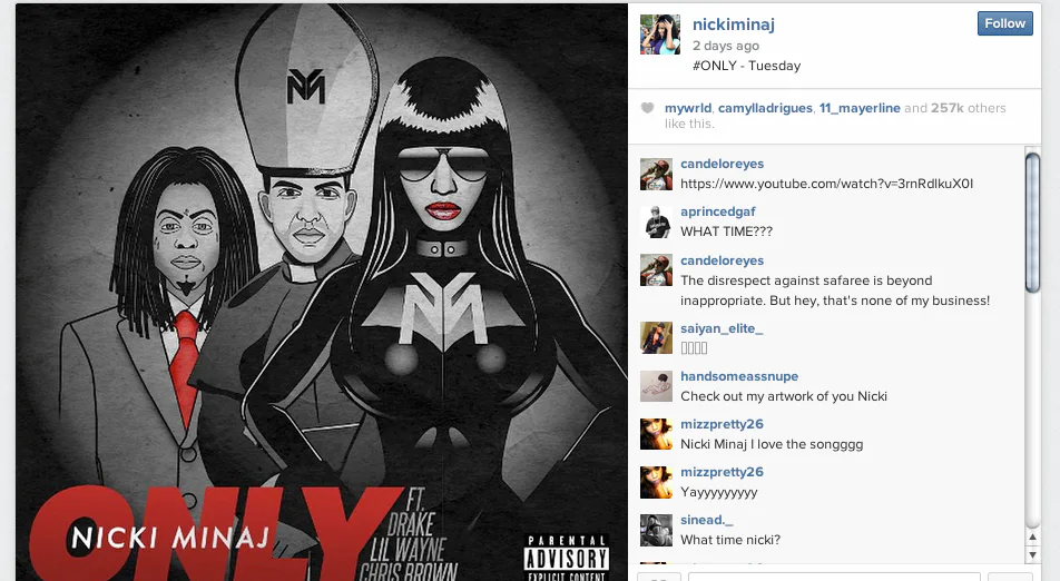 Nicki Minaj Song "Only" Showcases All the Reasons She's a Queen — LISTEN