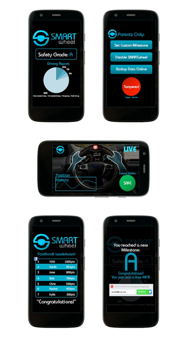 This Smart Steering Wheel That Keeps Your Hands At 10 And 2 Will Save Lives