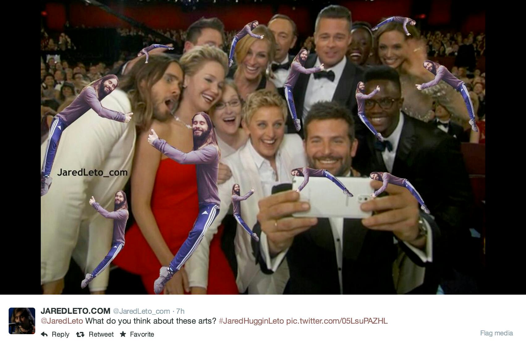 Jared Leto Hugging Things Will Probably Be Your New Favorite Meme Ever