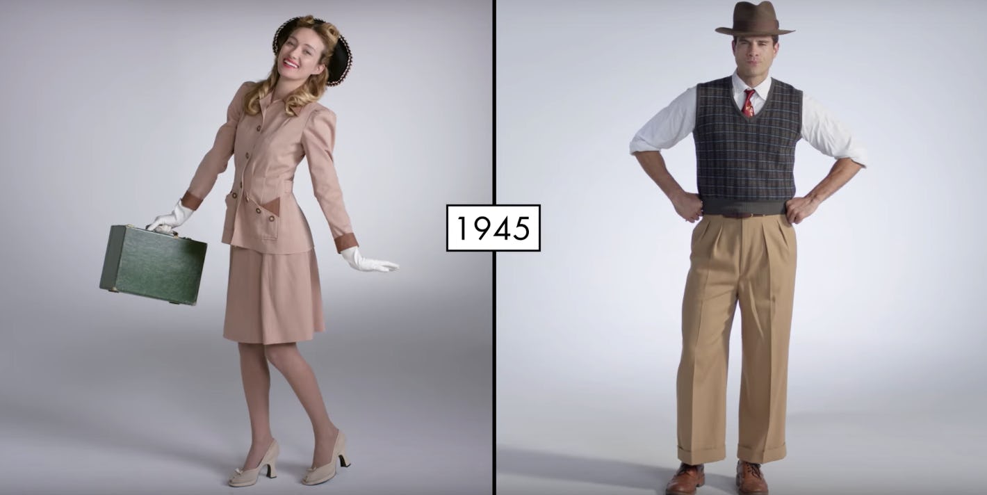 100 Years Of Fashion: Gals Vs. Guys Shows How Much Things Have Changed ...