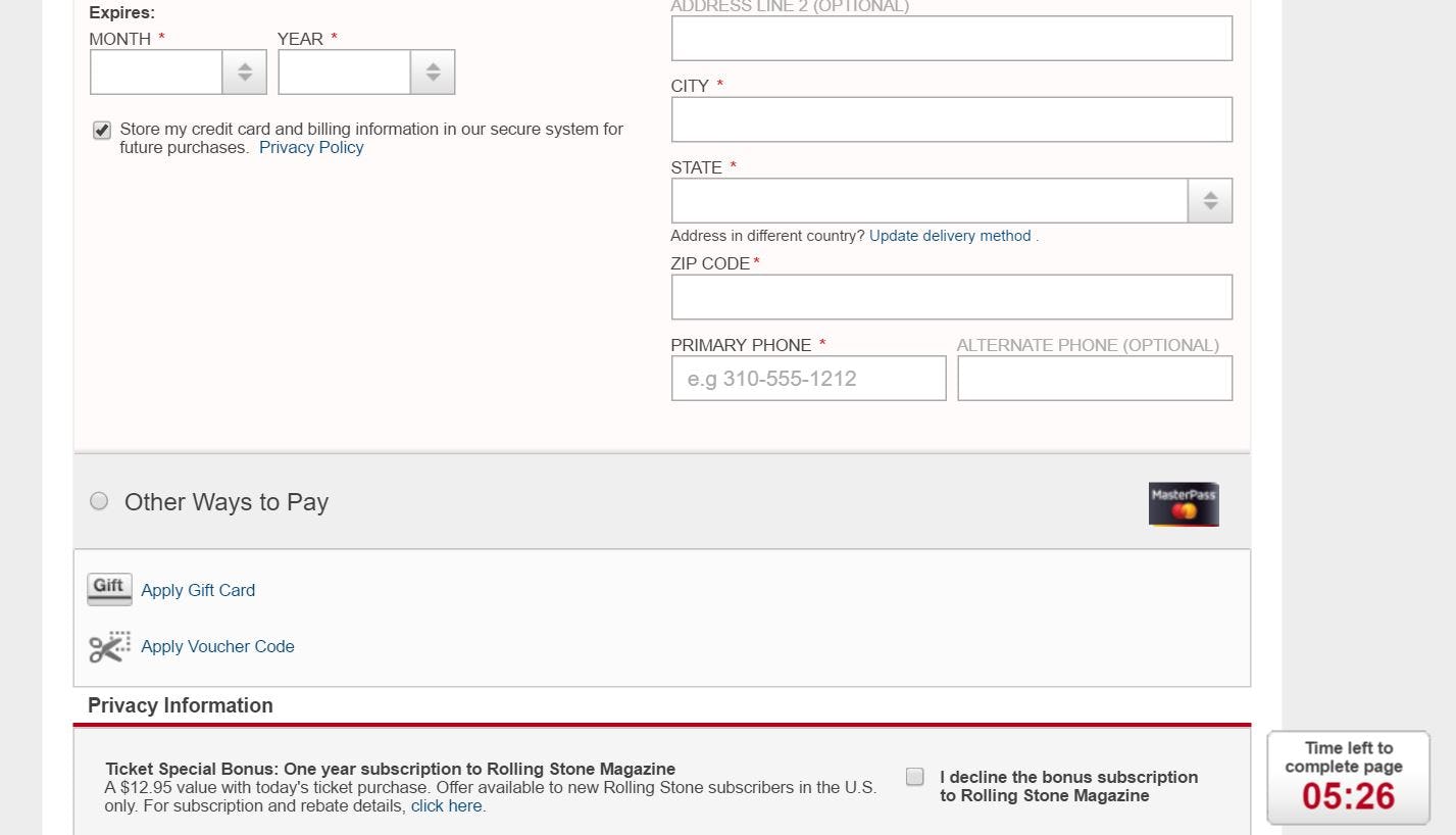 How To Buy Tickets With Ticketmaster Vouchers