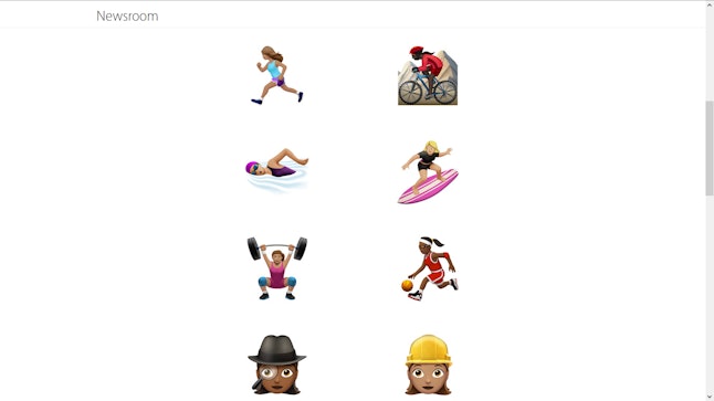 These New Female Athlete Emojis Are Coming At Exactly The Right Time ...