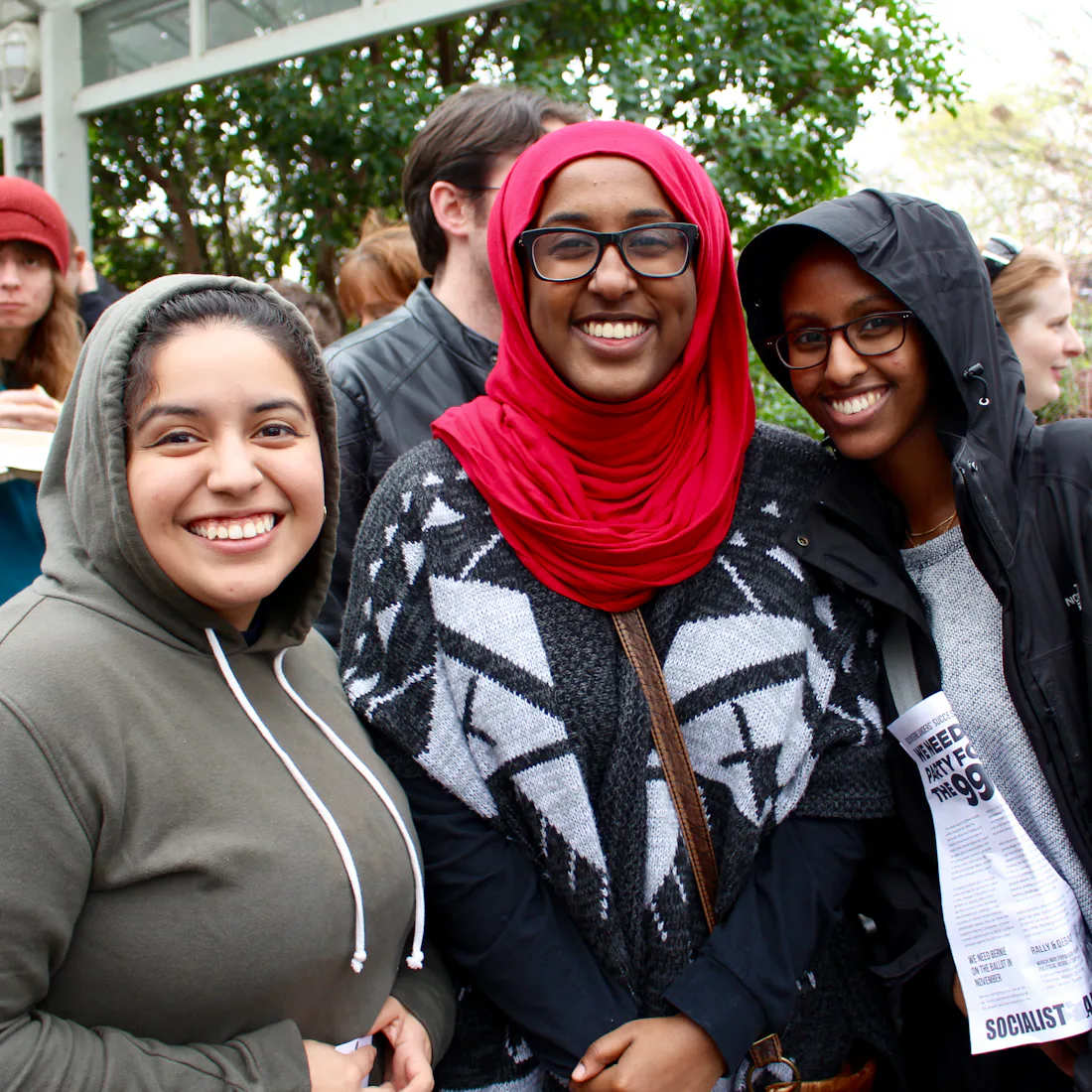 I Asked 10 Women Why They're Feeling The Bern At A Rainy Rally In Seattle