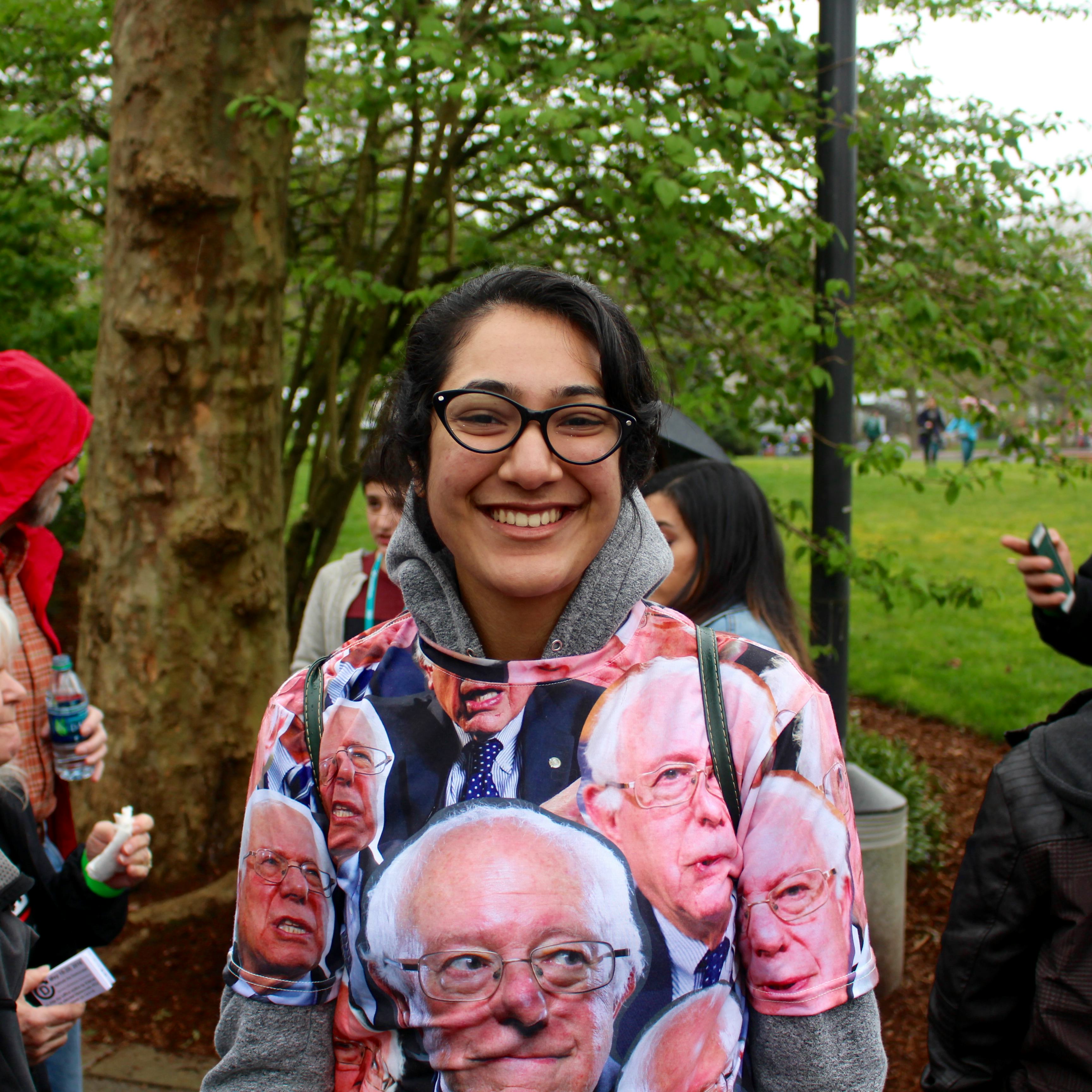 I Asked 10 Women Why They're Feeling The Bern At A Rainy Rally In Seattle