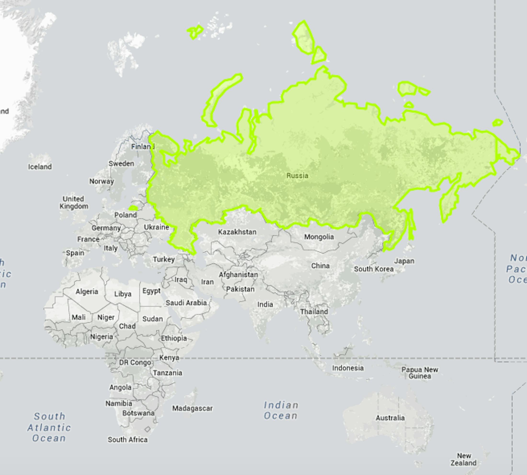 The 'True Size Map' Shows Us Everything We Thought We Knew About ...