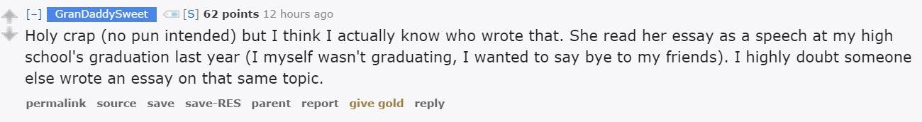 The Most Memorable College Admissions Essays Reddit Has Ever Seen Will ...