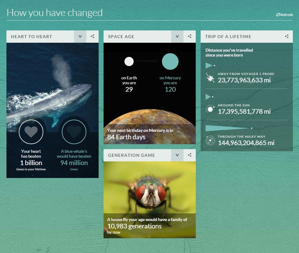 The BBC’s “Your Life on Earth” Infographic Reveals How the Planet Has ...
