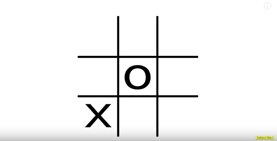 How To Win At Tic Tac Toe Every Time — VIDEO