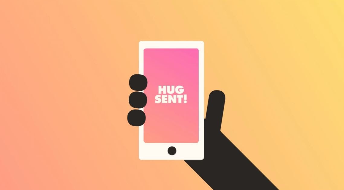 'HUG' App Texts Your Loved Ones A Hug They Can Actually Feel
